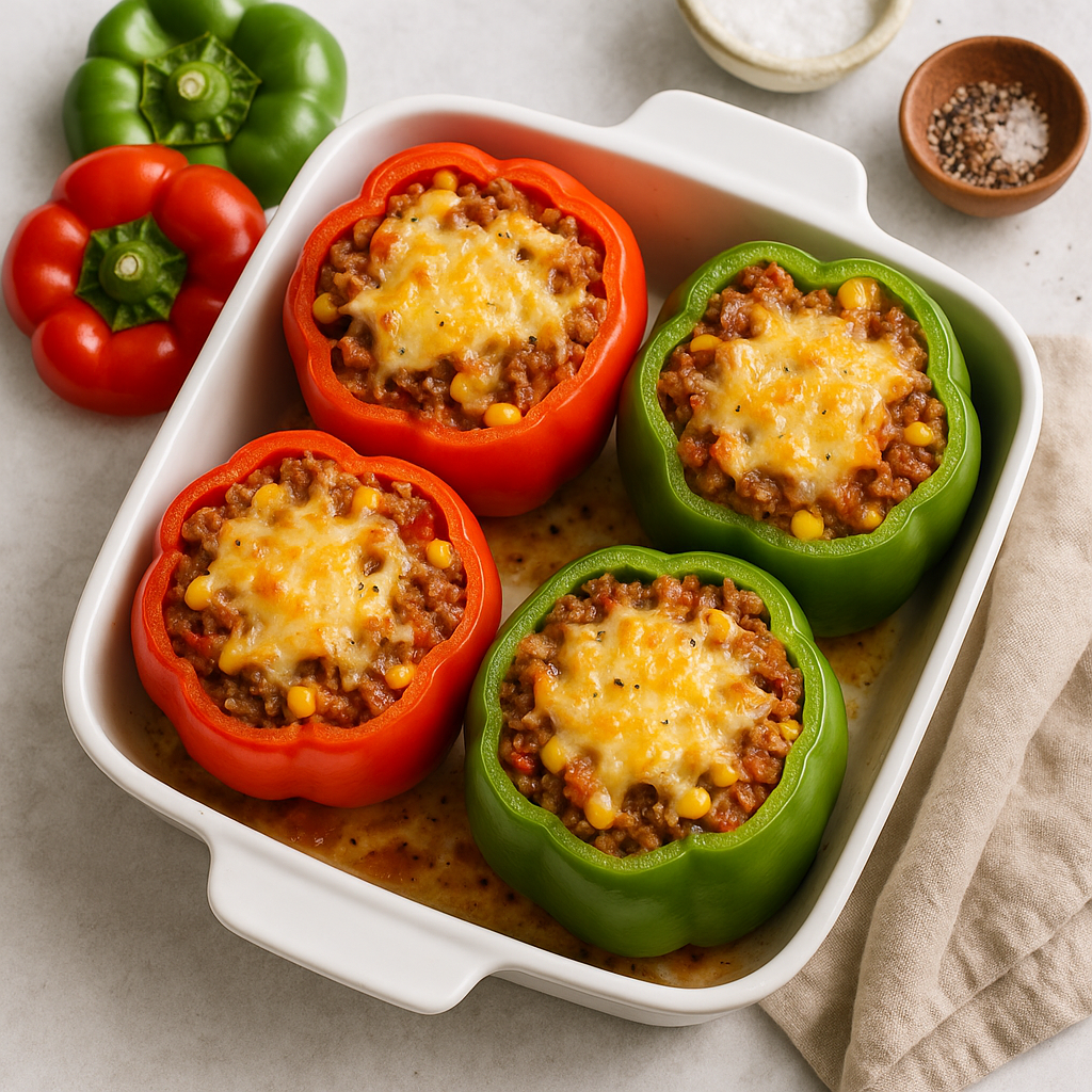 Stuffed Bell Peppers - Dish Delights